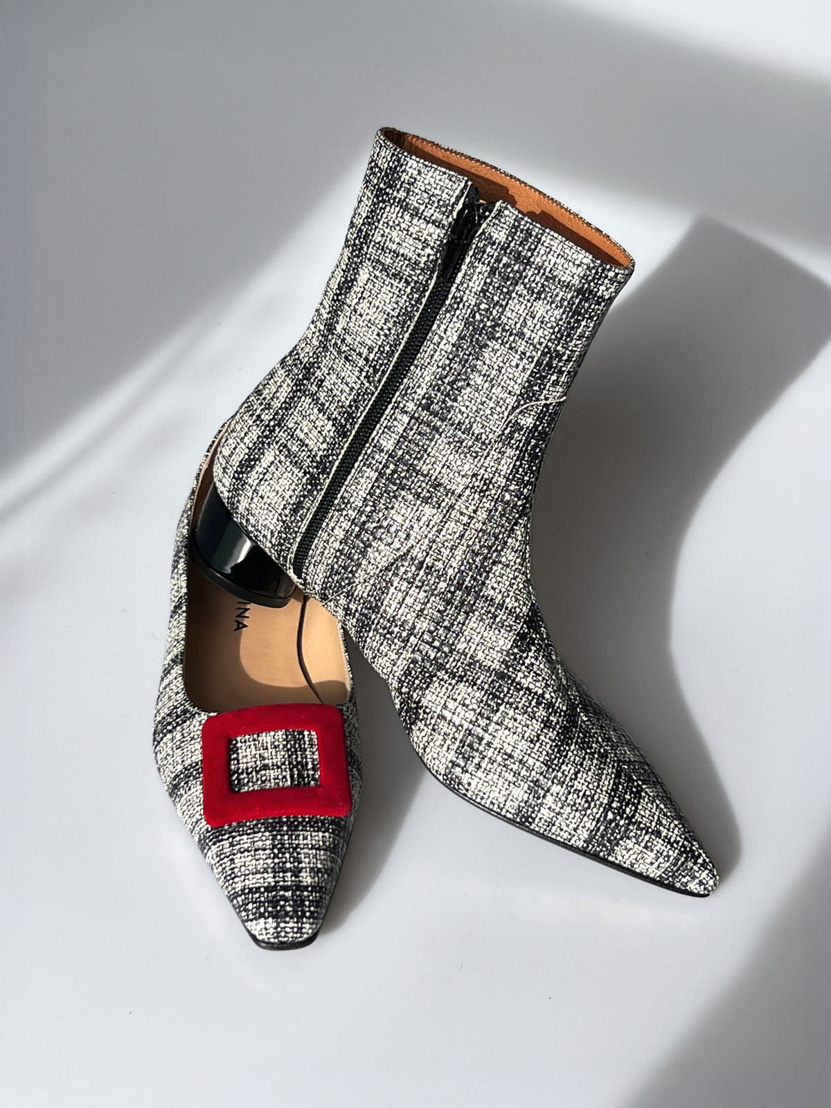 Women's Tweed & Tartan Shoes & Boots | Mandarina Shoes